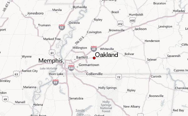Oakland, Tennessee Weather Forecast