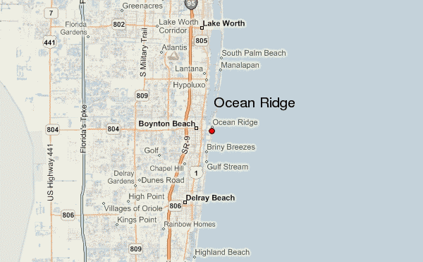 Ocean Ridge Weather Forecast