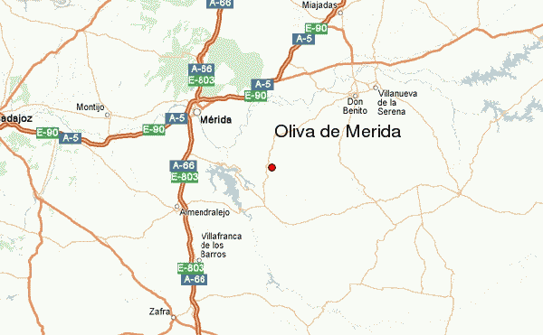 Previsión del Tiempo para Oliva de Merida