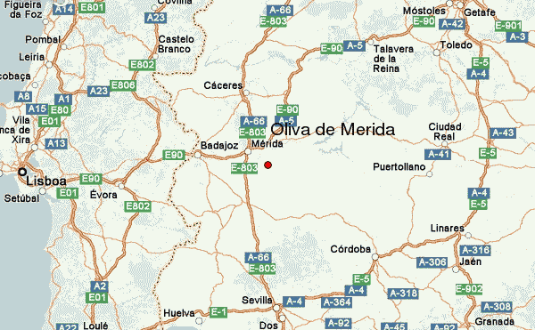 Previsión del Tiempo para Oliva de Merida