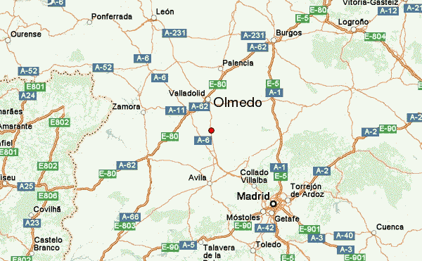 Previsión del Tiempo para Olmedo