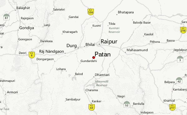 Patan, India, Chhattisgarh Weather Forecast
