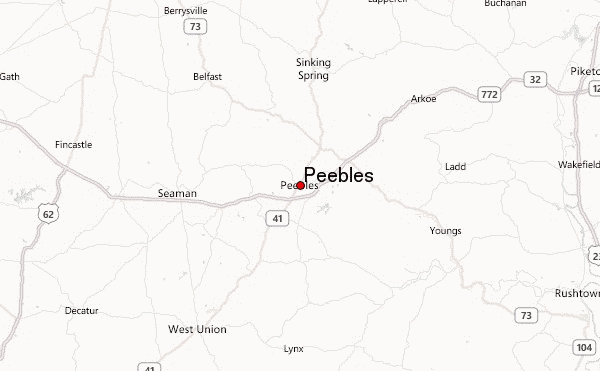 Peebles, Ohio Weather Forecast