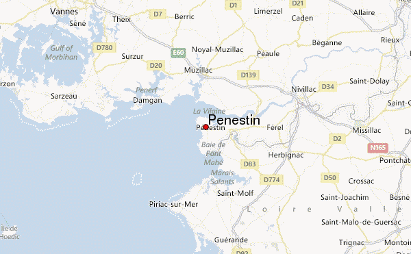 Prévisions météo pour Pénestin