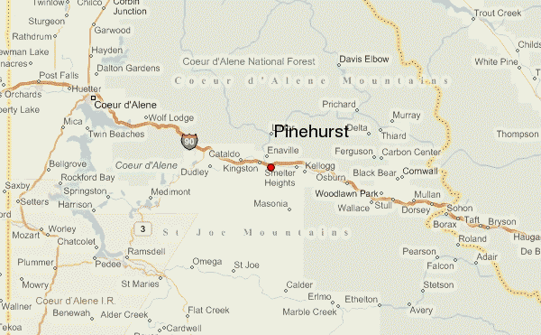 Pinehurst, Idaho Weather Forecast