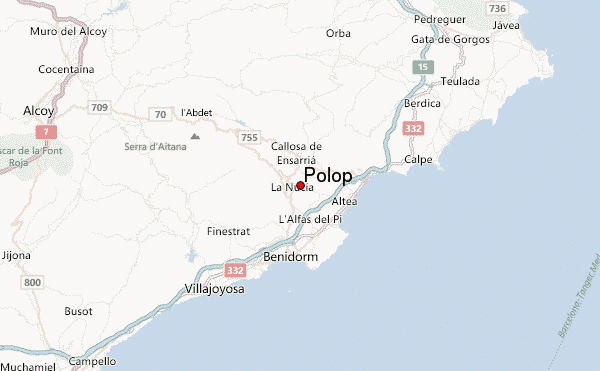 Polop Weather Forecast