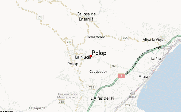 Polop Weather Forecast