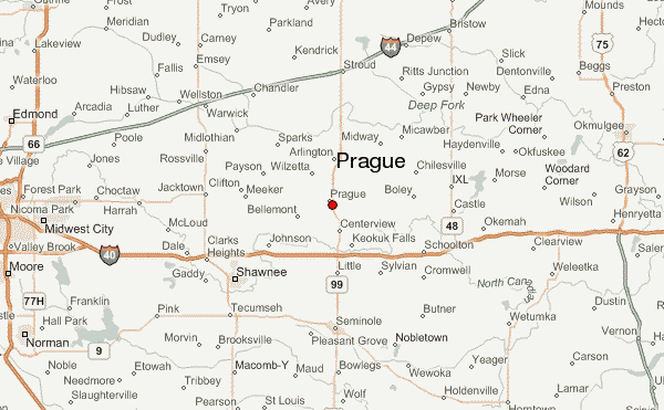 Prague, Oklahoma Weather Forecast