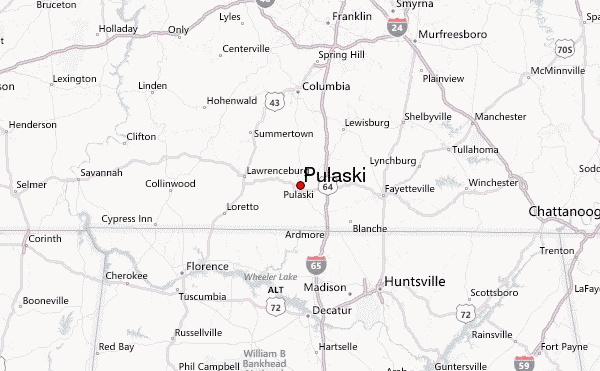 Pulaski, Tennessee Weather Forecast