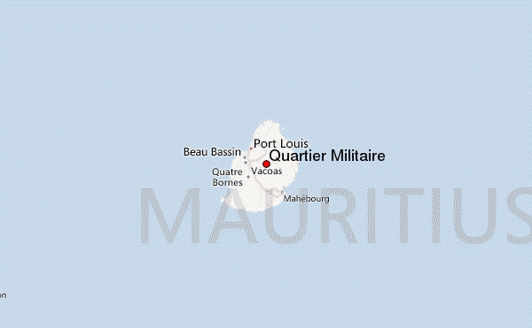 Prévisions météo pour Quartier Militaire