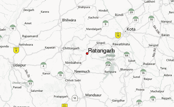 Previsión del Tiempo para Ratangarh, India
