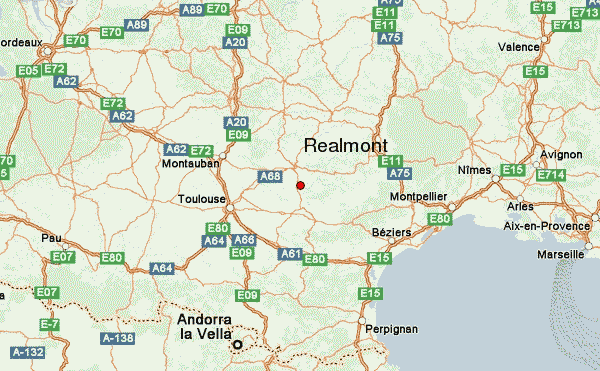 Prévisions météo pour Realmont