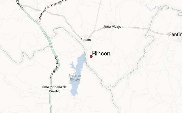 Previsión del Tiempo para Rincon, República de Santo Domingo