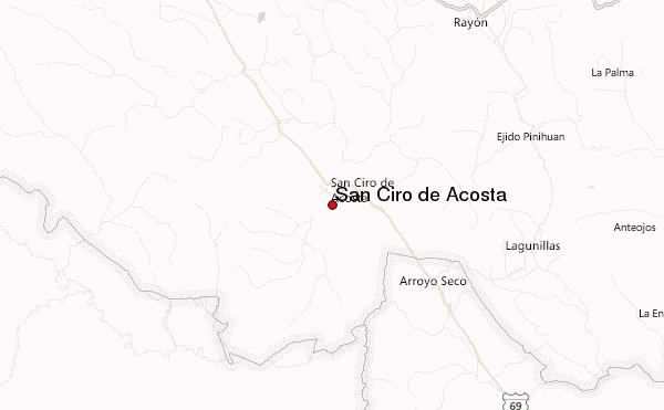 Previsión del Tiempo para San Ciro de Acosta