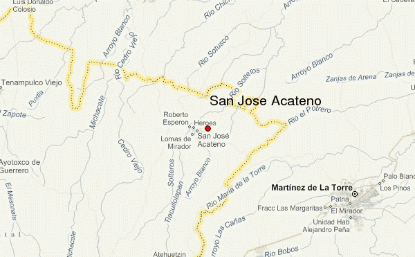 Previsión del Tiempo para San Jose Acateno