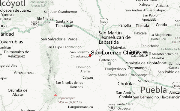 San Lorenzo Chiautzingo Weather Forecast
