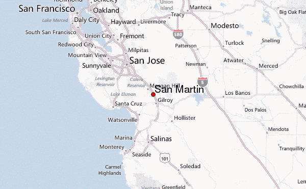 San Martin, California Weather Forecast