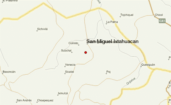 Previsión del Tiempo para San Miguel Ixtahuacan