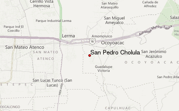 Previsión del Tiempo para San Pedro Cholula