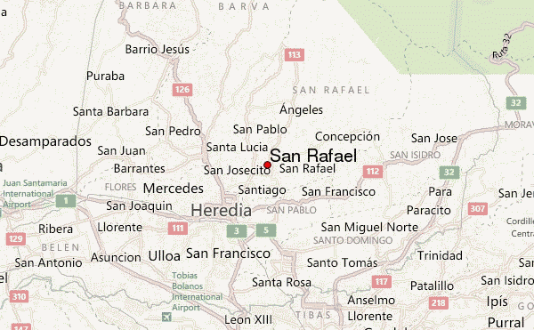 Previsión del Tiempo para San Rafael, Costa Rica, Heredia