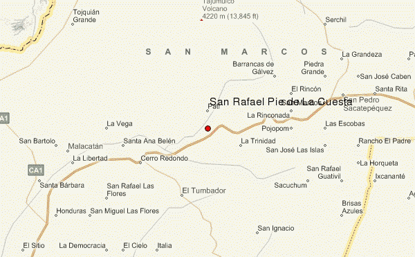 Previsión del Tiempo para San Rafael Pie de la Cuesta