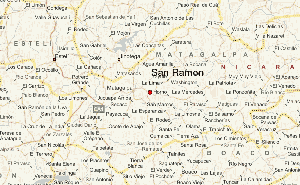 San Ramon, Nicaragua Weather Forecast