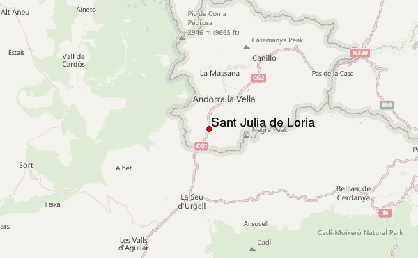 Previsión del Tiempo para Sant Julià de Lòria