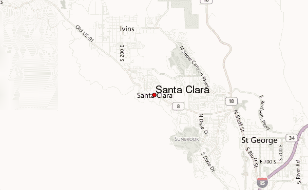 Previsión del Tiempo para Santa Clara, Utah