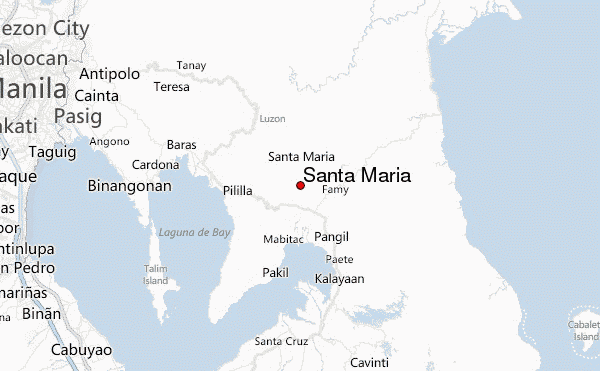 Santa Maria, Philippines, Calabarzon Weather Forecast
