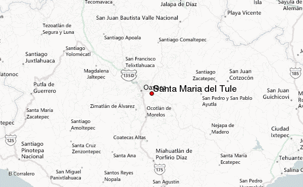 Previsión del Tiempo para Santa Maria del Tule