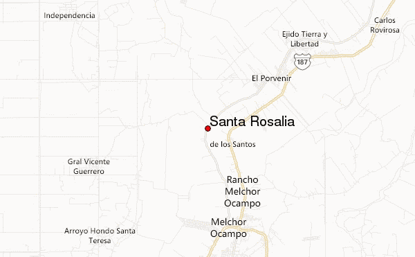 Previsión del Tiempo para Santa Rosalía