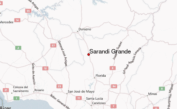 Previsión del Tiempo para Sarandí Grande