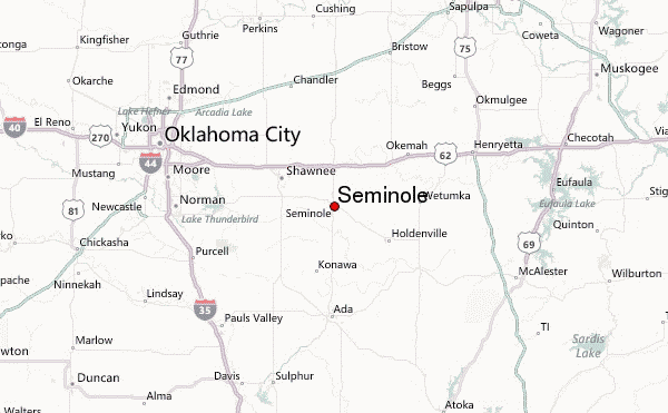 Previsión del Tiempo para Seminole, Oklahoma
