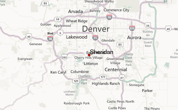 Prévisions météo pour Sheridan, Colorado