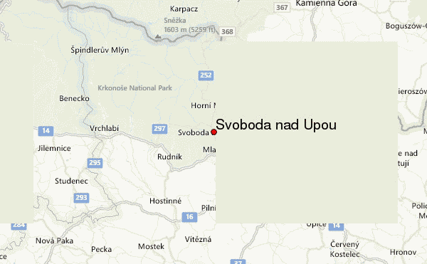 Svoboda nad Upou Weersverwachting