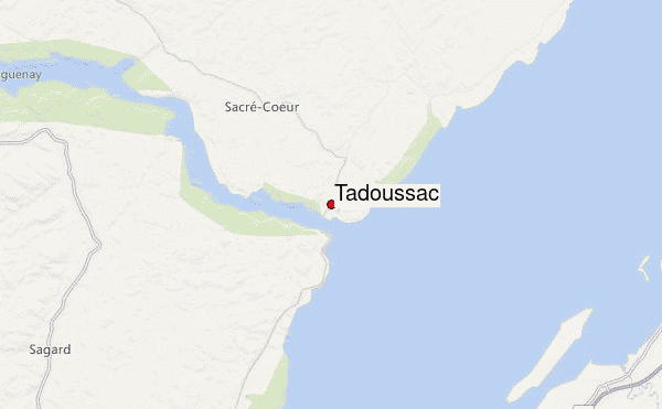 Prévisions météo pour Tadoussac