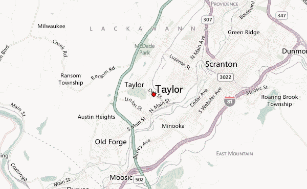 Taylor, Pennsylvania Weather Forecast