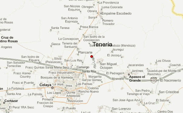Previsión del Tiempo para Tenería del Santuario
