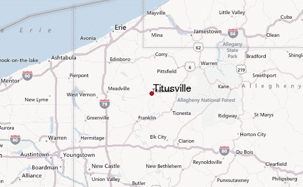 Titusville, Pennsylvania Weather Forecast