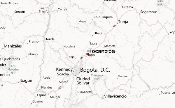 Previsión del Tiempo para Tocancipa