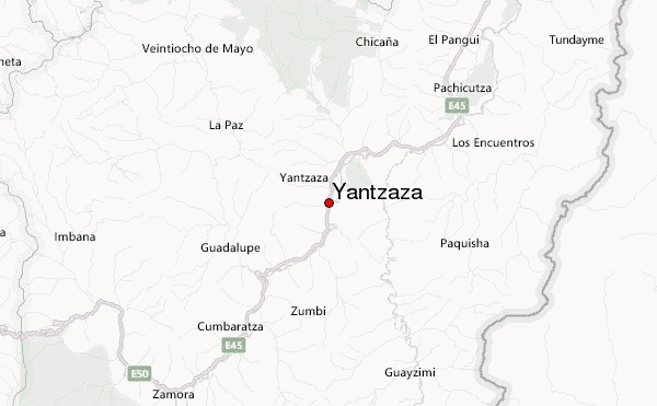 Previsión del Tiempo para Yantzaza