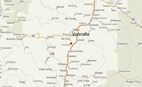 Yoncalla Weather Forecast