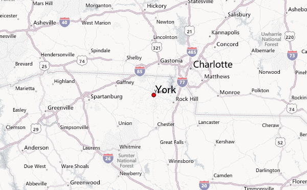 York, South Carolina Weather Forecast
