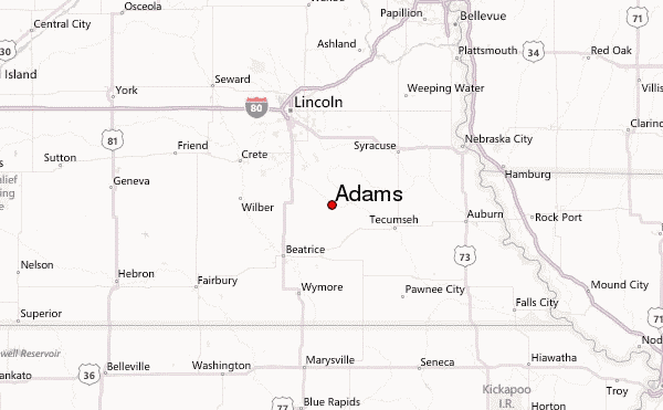 Adams, Nebraska Weather Forecast