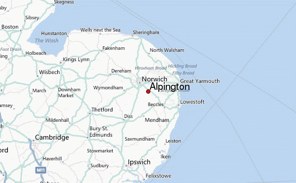 Alpington Weather Forecast