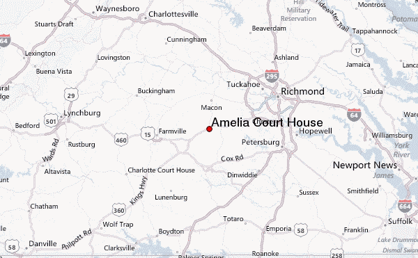 Amelia Court House Weather Forecast