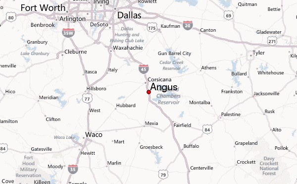 Angus, Texas Weather Forecast