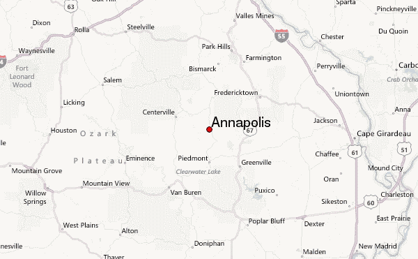 Annapolis, Missouri Weather Forecast