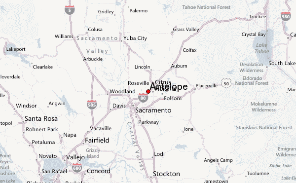 Antelope Arizona Map