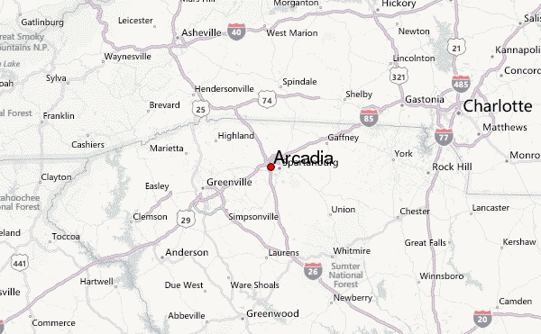 Arcadia, South Carolina Weather Forecast
